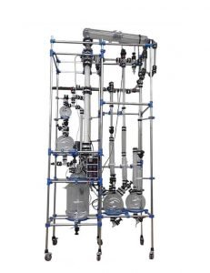 Glass Reactor with Rectification Column Manufacturer & Supplier in India